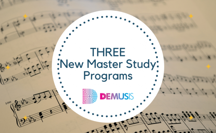 New master study programs developed and accredited within DEMUSIS ...